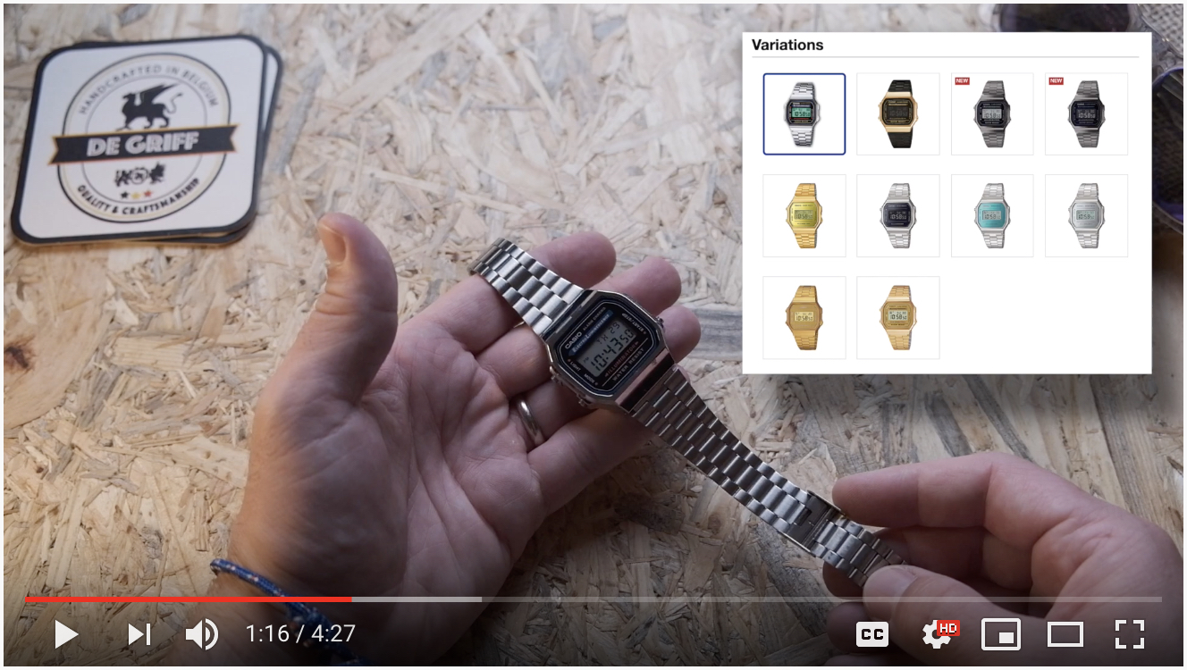 Hands-On: Casio A-168W - Affordable Yes, Disposable No (Video ...