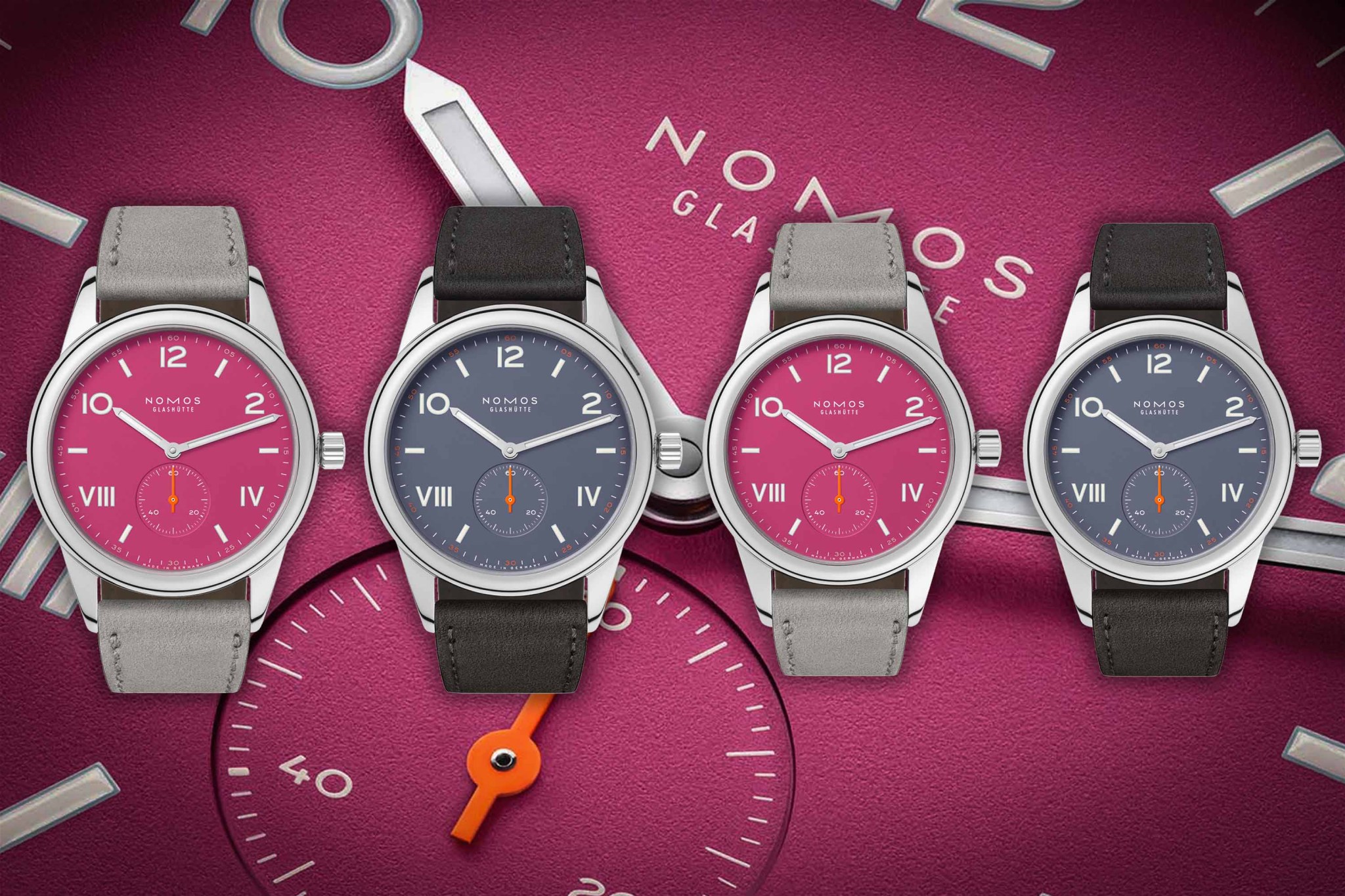 Release: NOMOS Club Campus Series Welcomes Club Campus Deep Pink and ...
